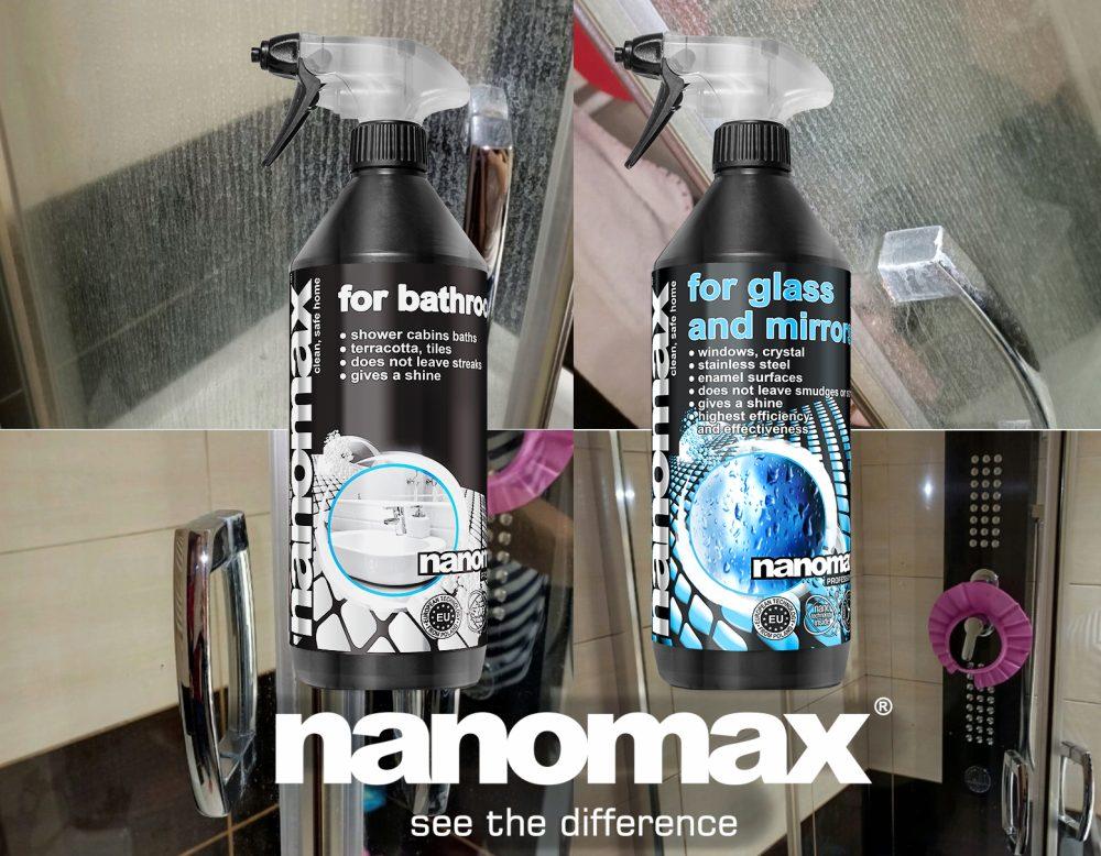 Curățător Premium pentru geamuri/sticlă şi inox, Nanomax – NanoConstruct
